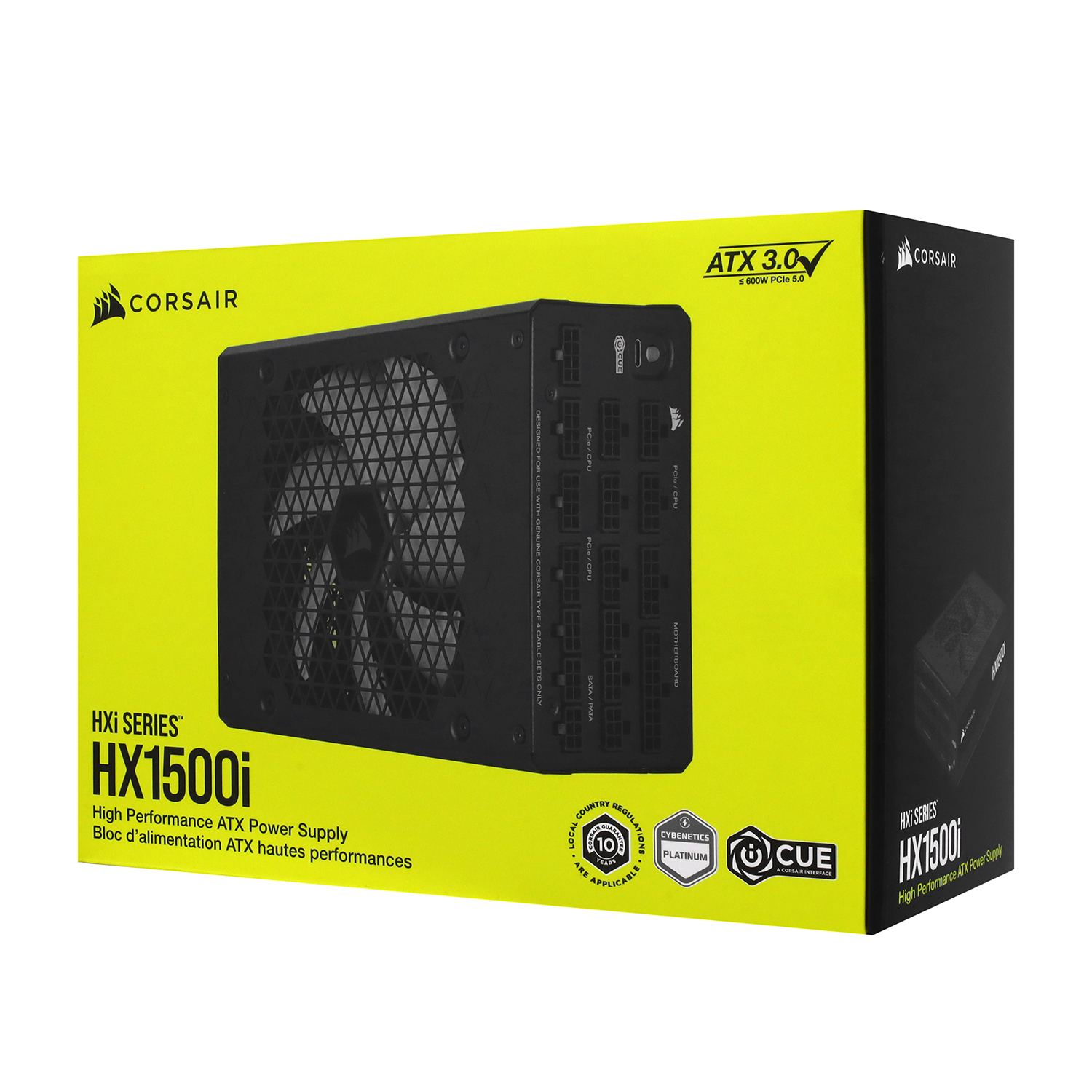 Блок питания ATX Corsair HX1500i, 1500W Power supply 80plus Platinum, Modular,ATX 3.0,, [CP ...