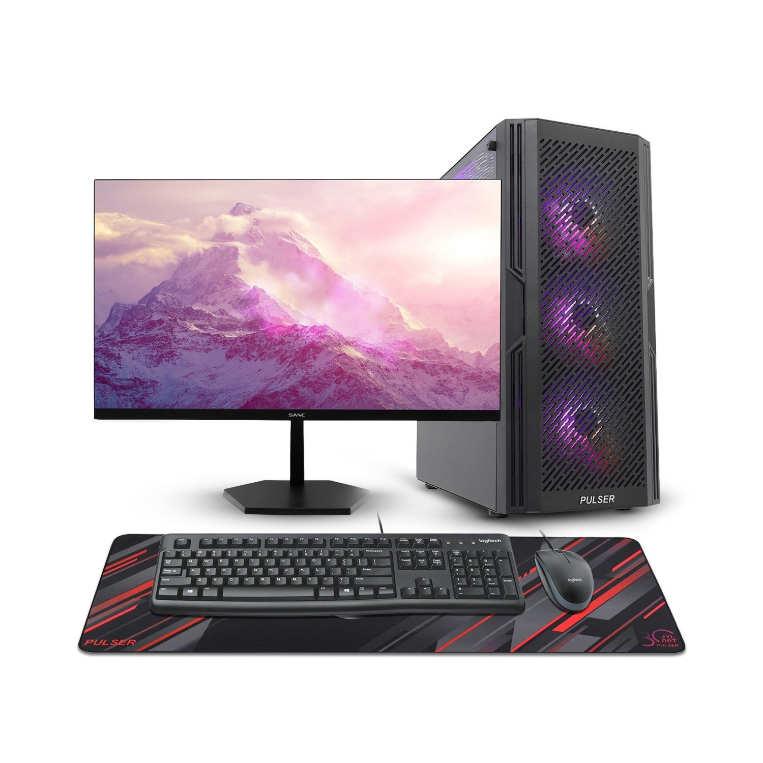 Core i5-11400F-2.6GHz/H510/RAM 16GB/SSD 512GB (M.2)/RTX3060-12GB/no DVD/650W/Монитор 23.8" Sanc ...