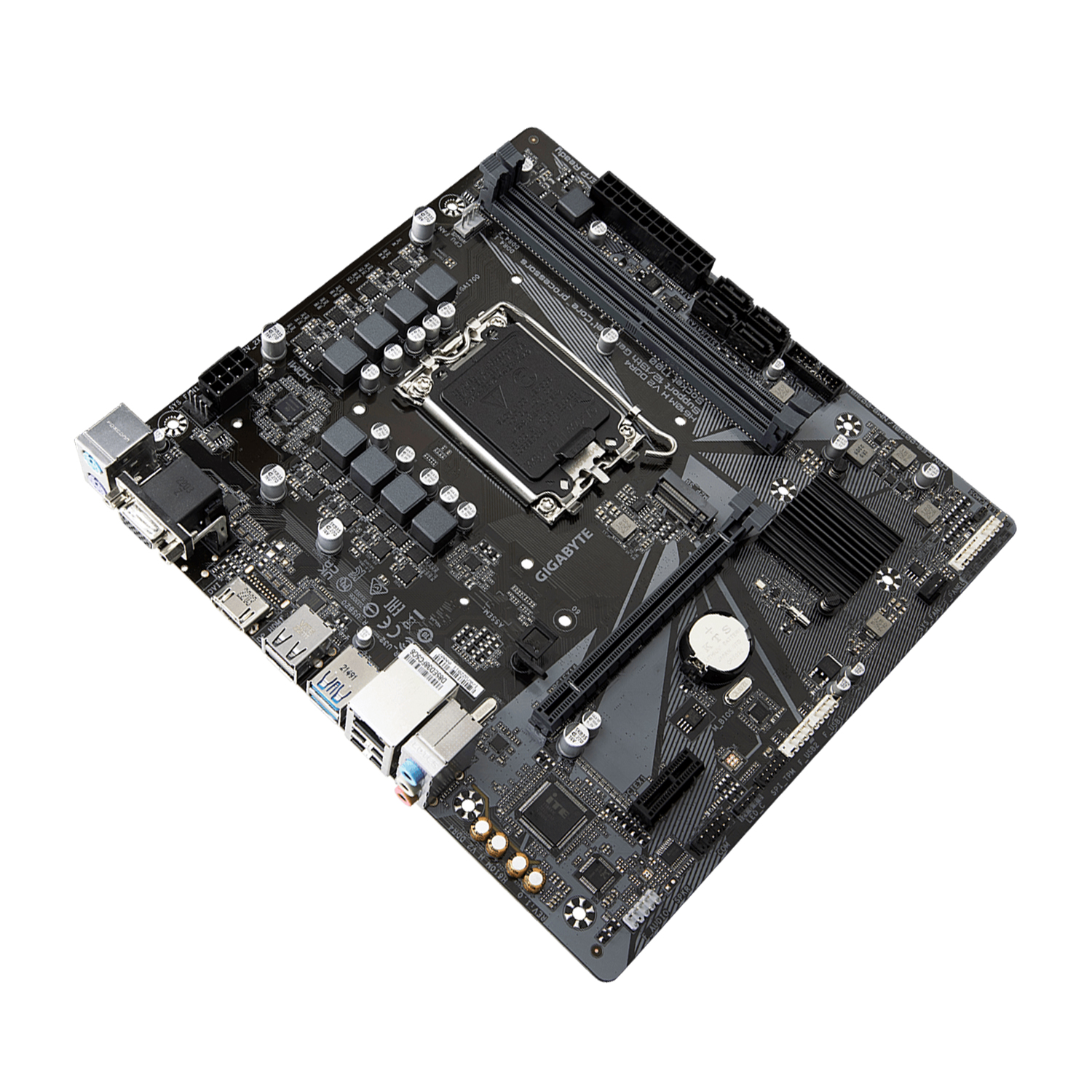 Материнская плата Gigabyte H610M H V2 DDR4 MB Socket1700, MATX, iH610 ...